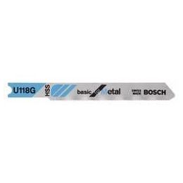Bosch Accessories 2608631770 Stichs&auml;geblatt U 118 G Basic for Metal, 3er-Pack 3 St.