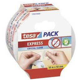 tesa EXPRESS 57804-00000-01 Packband tesapack&reg; Transparent (L x B) 50 m x 50 mm 1 St.