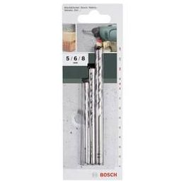 Bosch Accessories 2609255416 Hartmetall Beton-Spiralbohrer-Set 3teilig 5 mm, 6 mm, 8 mm Zylinderschaft 1 Set