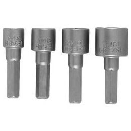 Bosch Accessories 2609255904 Steckschl&uuml;ssel-Maschinenaufnahmen-Set 7 mm, 8 mm, 10 mm, 13 mm Antrieb 1/4 (6.3 mm) 1 Set
