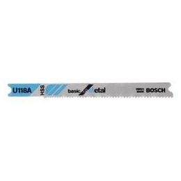 Bosch Accessories 2608631511 Stichs&auml;geblatt U 118 A Basic for Metal, 3er-Pack 3 St.