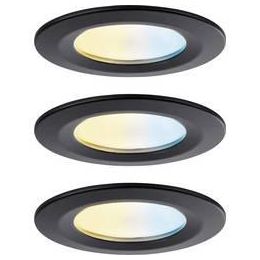 Paulmann 92446 LED-Deckenleuchte, LED-Einbauleuchte 6 W Schwarz (matt)