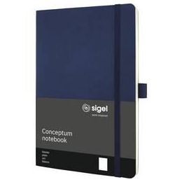 Sigel CO341 Notizbuch Conceptum Softcover DIN A5 blanko Dunkelblau Anzahl der Bl&auml;tter: 97
