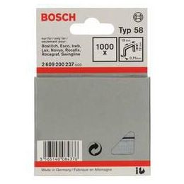Bosch Accessories 2609200237 Feindrahtklammern Typ 58 1000 St. Abmessungen (L x B) 12 mm x 13 mm