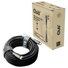 club3D CAC-1393 HDMI Verl&auml;ngerungskabel [1x HDMI-Stecker - 1x HDMI-Stecker] Schwarz AOC (Aktives optisches Kabel) 50 m