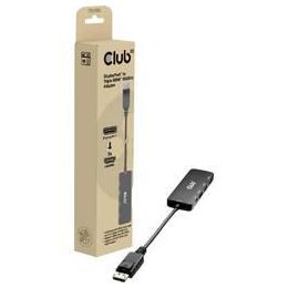 club3D CSV-7330 DisplayPort / Micro USB / HDMI Adapter [2x DisplayPort Stecker, Micro USB - 3x HDMI-Buchse] Schwarz 14 cm