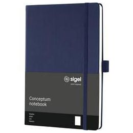 Sigel CO685 Notizbuch Conceptum Hardcover DIN A5 blanko Dunkelblau Anzahl der Bl&auml;tter: 97