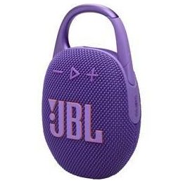 JBL Clip 5 Bluetooth&reg; Lautsprecher tragbar, staubfest, Wasserfest Violett