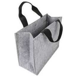 Sigel Notebook Tasche Desk Sharing Bag Basic M Synthetischer Filz Hellgrau (B x H x T) 36 x 28 x 15 cm Passend f&uuml;r maximal: 39,1 cm (15,4)