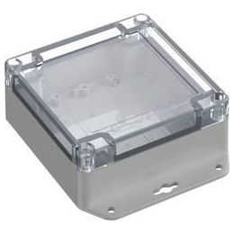 TRU COMPONENTS 6U07111105639 TC-13865276 Industrie-Geh&auml;use 136.5 x 106.5 x 45 Polycarbonat Lichtgrau 1 St.