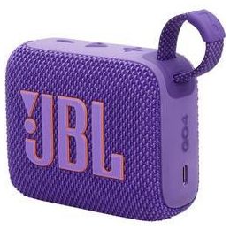 JBL Go 4 Bluetooth&reg; Lautsprecher tragbar, staubfest, Wasserfest Violett