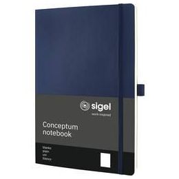 Sigel CO340 Notizbuch Conceptum Softcover DIN A4 blanko Dunkelblau Anzahl der Bl&auml;tter: 97