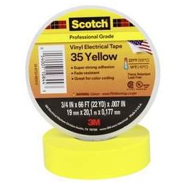 Scotch Scotch&trade; 35 SCOTCH35-19X20YE Isolierband Scotch&reg; 35 Gelb (L x B) 20 m x 19 mm 1 St.