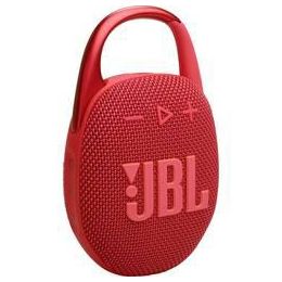 JBL Clip 5 Bluetooth&reg; Lautsprecher tragbar, staubfest, Wasserfest Rot