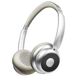 LogiLink BT0072BR Over Ear Kopfh&ouml;rer Bluetooth&reg; Silber