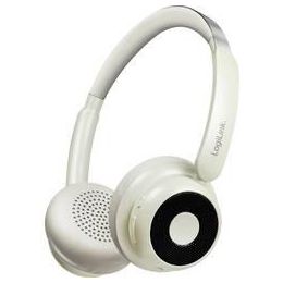 LogiLink BT0072S Over Ear Kopfh&ouml;rer Bluetooth&reg; Creme