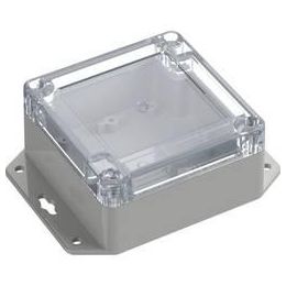 TRU COMPONENTS 6U07090905737 TC-13865236 Industrie-Geh&auml;use 121.5 x 90 x 45 ABS-PC Lichtgrau, Transparent 1 St.