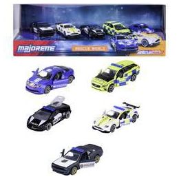 Majorette Lamborghini, Volvo, Aston Martin Rescue World 5 Pieces Giftpack Fertigmodell Einsatzfahrzeug Modell