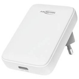 Ansmann USB-C Wandlader 130PD USB Ladeger&auml;t 30 W 1x USB-C&reg; PPS, Quick Charge 3.0, USB PD 3.0 Wei&szlig; Innenbereich Schnellladeger&auml;t, ohne Kabel