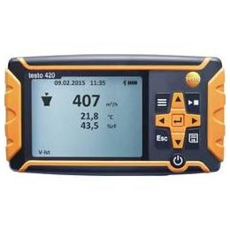 testo 0560 0420 testo 420 - Differenzdruckmessger&auml;t f&uuml;r 0...120 Pa Differenz-Druckmessger&auml;t Druck -120, 0.1, 700 - 120, 14, 110 Pa, m/s, hPa