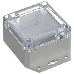 TRU COMPONENTS 6U07080805737 TC-13865220 Industrie-Geh&auml;use 106.5 x 76.5 x 45 ABS-PC Lichtgrau, Transparent 1 St.