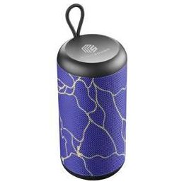 Cellularline CELLULARLINE - Music & Sound Bluetooth Vertical Speaker Veins - Lautsprecher Bluetooth&reg; Lautsprecher AUX, tragbar Blau, Schwarz