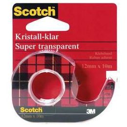 3M 600H1210 Klebeband Scotch&reg; Crystal Clear 600 Transparent (L x B) 10 m x 12 mm 1 St.
