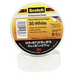 Scotch Scotch&trade; 35 SCOTCH35-19X20WH Isolierband Scotch&reg; 35 Wei&szlig; (L x B) 20 m x 19 mm 1 St.
