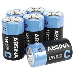 Absina Baby (C)-Batterie Alkali-Mangan 6000 mAh 9 V 6 St.