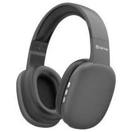 Denver BTH-252MK2 Over Ear Headset Bluetooth&reg;, Kabellos, kabelgebunden Stereo Schwarz Headset, Lautst&auml;rkeregelung, Fernbedienung, Batterieladeanzeige Telefon