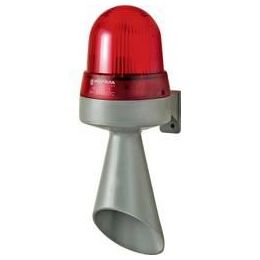 Werma Signaltechnik Kombi-Signalgeber LED Werma 424.120.75, Rot, 50000 h, Polycarbonat (PC), -20 - 50 &deg;C, IP65, 24 V Rot Dauerlicht 24 V/DC 98 dB