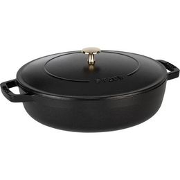 Staub Br&auml;ter Chistera 28 cm schwarz, Gusseisen