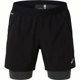 asics Road 2-N-1 7In Short Bekleidung Herren schwarz