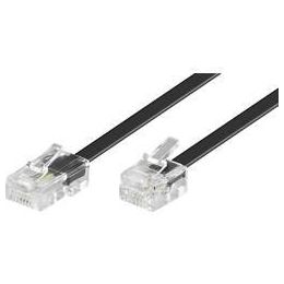 Basetech ISDN, Western Anschlusskabel [1x RJ45-Stecker 8p4c - 1x RJ11-Stecker 6p4c] 10.00 m Schwarz
