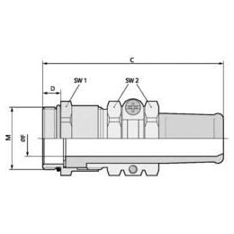 LAPP 52105850 Kabelverschraubung M20 Messing Messing 25 St.