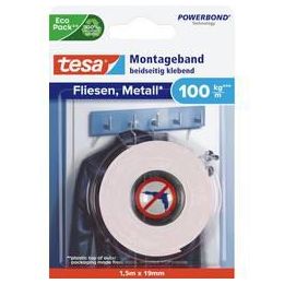 tesa ULTRA STRONG 77746-00000-00 Montageband tesa&reg; Powerbond Wei&szlig; (L x B) 1.5 m x 19 mm 1 St.
