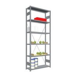 Orion Regalsysteme HVG25310XM Fachbodenregal-Grundmodul 200 kg (B x H x T) 1060 x 2500 x 335 mm Edelstahl Edelstahl Metallboden