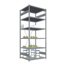 Orion Regalsysteme HVG25810XM Fachbodenregal-Grundmodul 200 kg (B x H x T) 1060 x 2500 x 835 mm Edelstahl Edelstahl Metallboden
