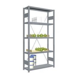 Orion Regalsysteme HVG20310XM Fachbodenregal-Grundmodul 200 kg (B x H x T) 1060 x 2000 x 335 mm Edelstahl Edelstahl Metallboden