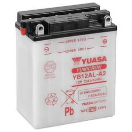 Yuasa YB12AL-A2 Motorradbatterie 12 V 12.6 Ah Poltyp: Schraubklemme Typ 8