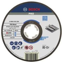 Bosch Accessories Bosch Expert for Metal AS 46 S BF - Schneidscheibe 2608619254 Trennscheibe gerade 125 mm 1 St. Metall