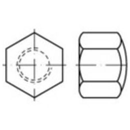 TOOLCRAFT TO-5449350 Sechskant-Hutmuttern M16 DIN 917 Messing 25 St.