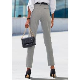 Lascana Jogger Pants 'klassische schmale Form' schwarz Gr. 32/34 f&uuml;r Damen. Mit Metalllabel. Nachhaltig.