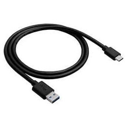 Akyga USB-Kabel USB-A Stecker, USB-C&reg; Stecker 0.50 m Schwarz AK-USB-24