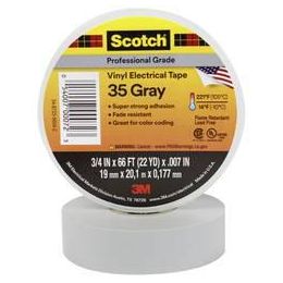 Scotch Scotch&trade; 35 SCOTCH35-19X20GR Isolierband Scotch&reg; 35 Grau (L x B) 20 m x 19 mm 1 St.