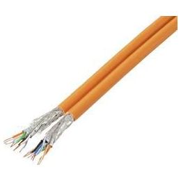 TRU COMPONENTS TC-13576744 Netzwerkkabel CAT 7 S/FTP 4 x 2 x 0.24 mm&sup2; + 4 x 2 x 0.24 mm&sup2; Orange 500 m