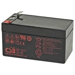 CSB Battery GP1212 Bleiakku Blei-Vlies (AGM) 1.2 Ah 12 V 1 St.