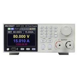 VOLTCRAFT VSPP-1215 Labornetzger&auml;t f&uuml;r Rackeinbau, einstellbar 0 - 150 V/DC 0 - 20 A 1200 W USB, LAN programmierbar, fernsteuerbar Anzahl Ausg&auml;nge 1 x