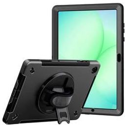 JT Berlin Rugged Kickstand & Handstrap Tablet-Cover Samsung Galaxy Tab A11+ (2025) Schwarz