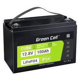 Green Cell CUBE LiFePO4 Spezial-Akku LiFePo-Block Schraubkontakt Li-Ion 12.8 V 100 Ah 1 St.